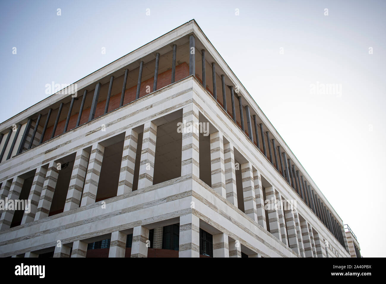 Corner building that presents absence of windows but complements such ...