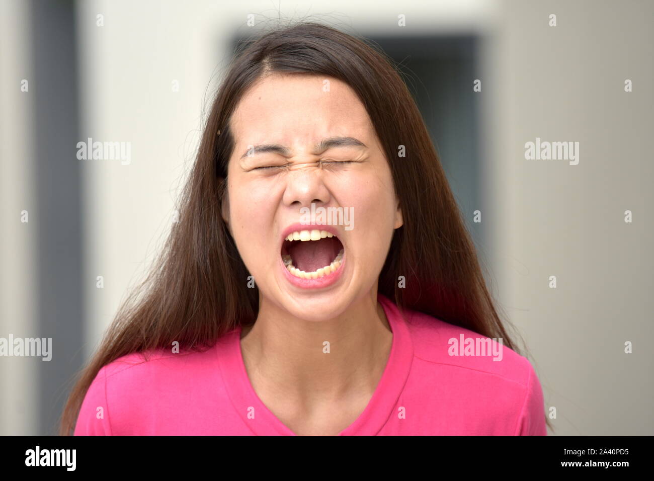 Female And Anger Stock Photo - Alamy