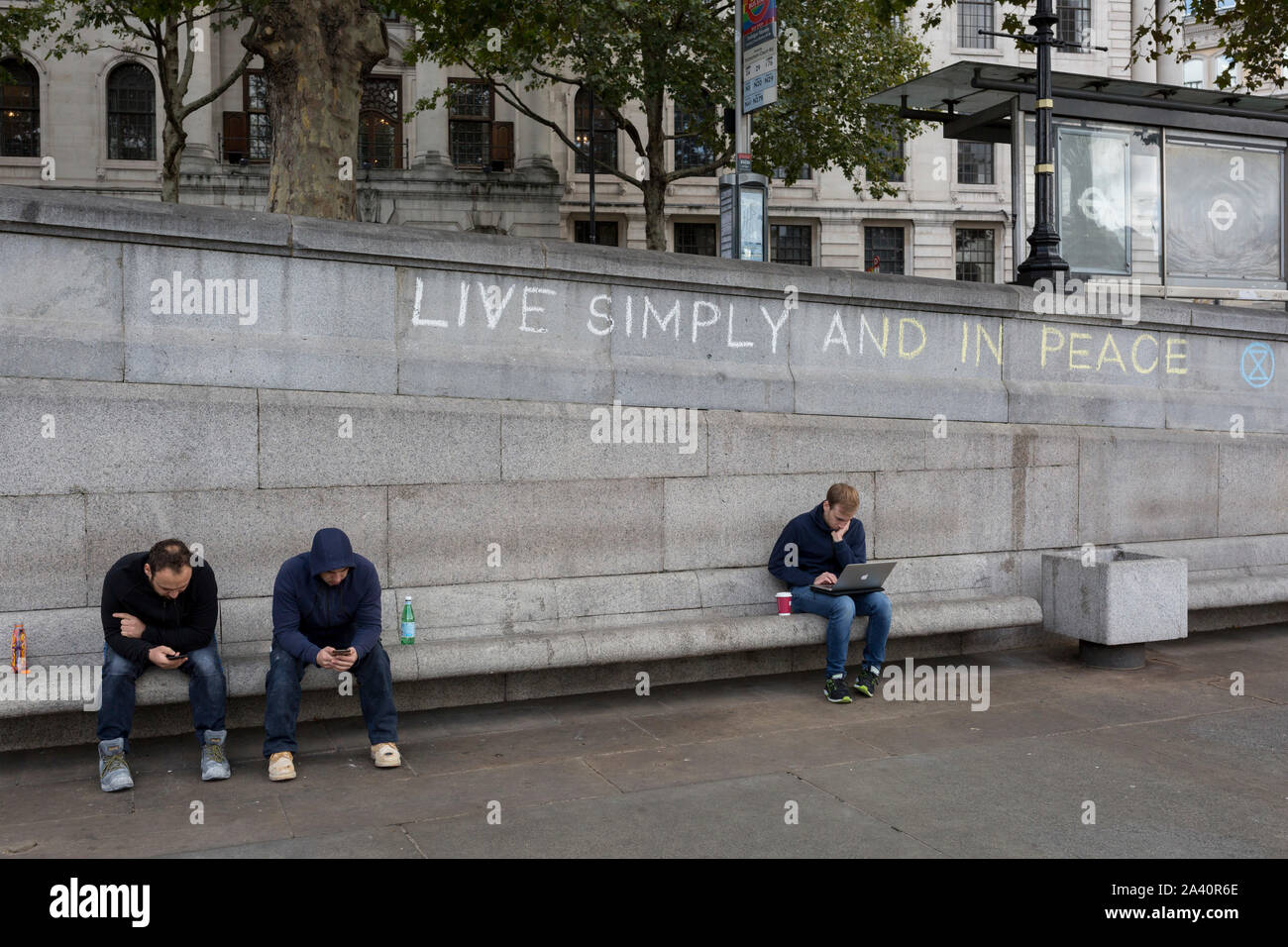 Environmental protest cell phone hi-res stock photography and images ...