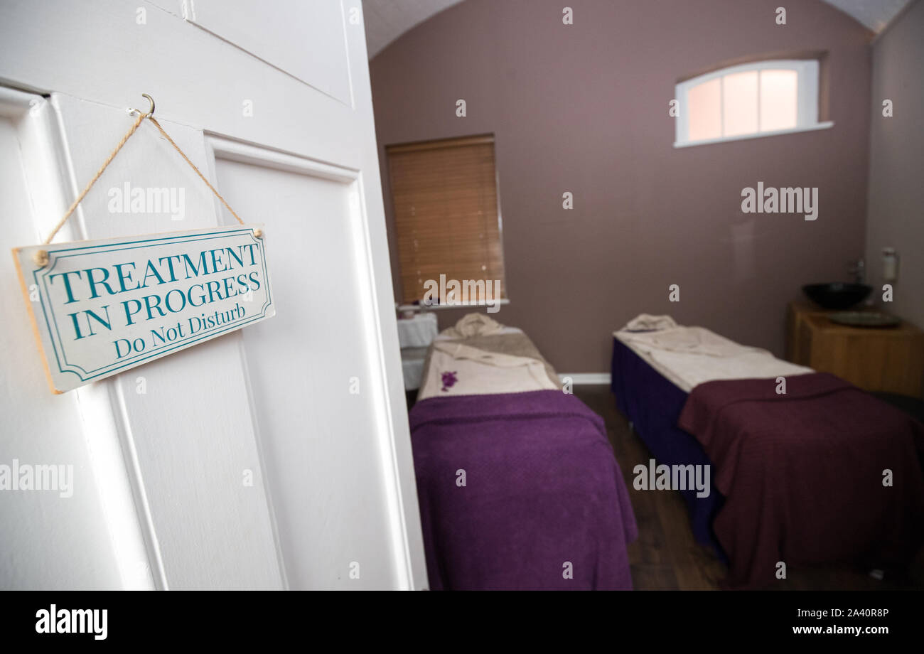 Treatment rooms in the spa on No Man's fort, which is part of Solent ...