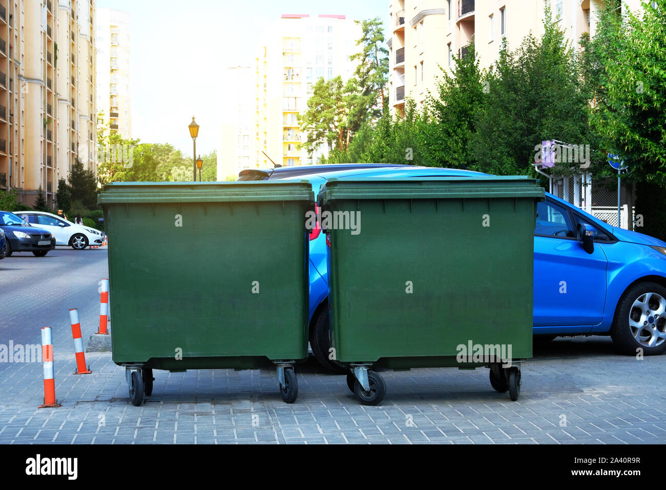 Dustbins being full with garbage. Garbage is pile lots dump. Garbage ...