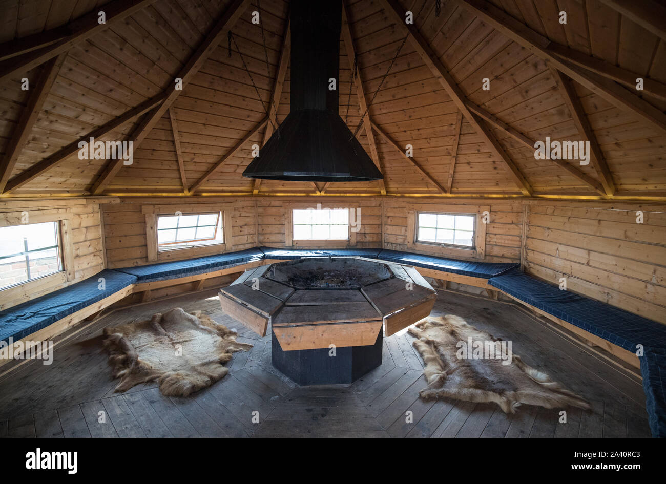 A view inside the Hot room on No Man's fort, which is part of Solent ...