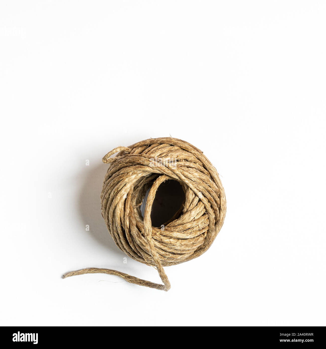 White string on a roll Cut Out Stock Images & Pictures - Alamy