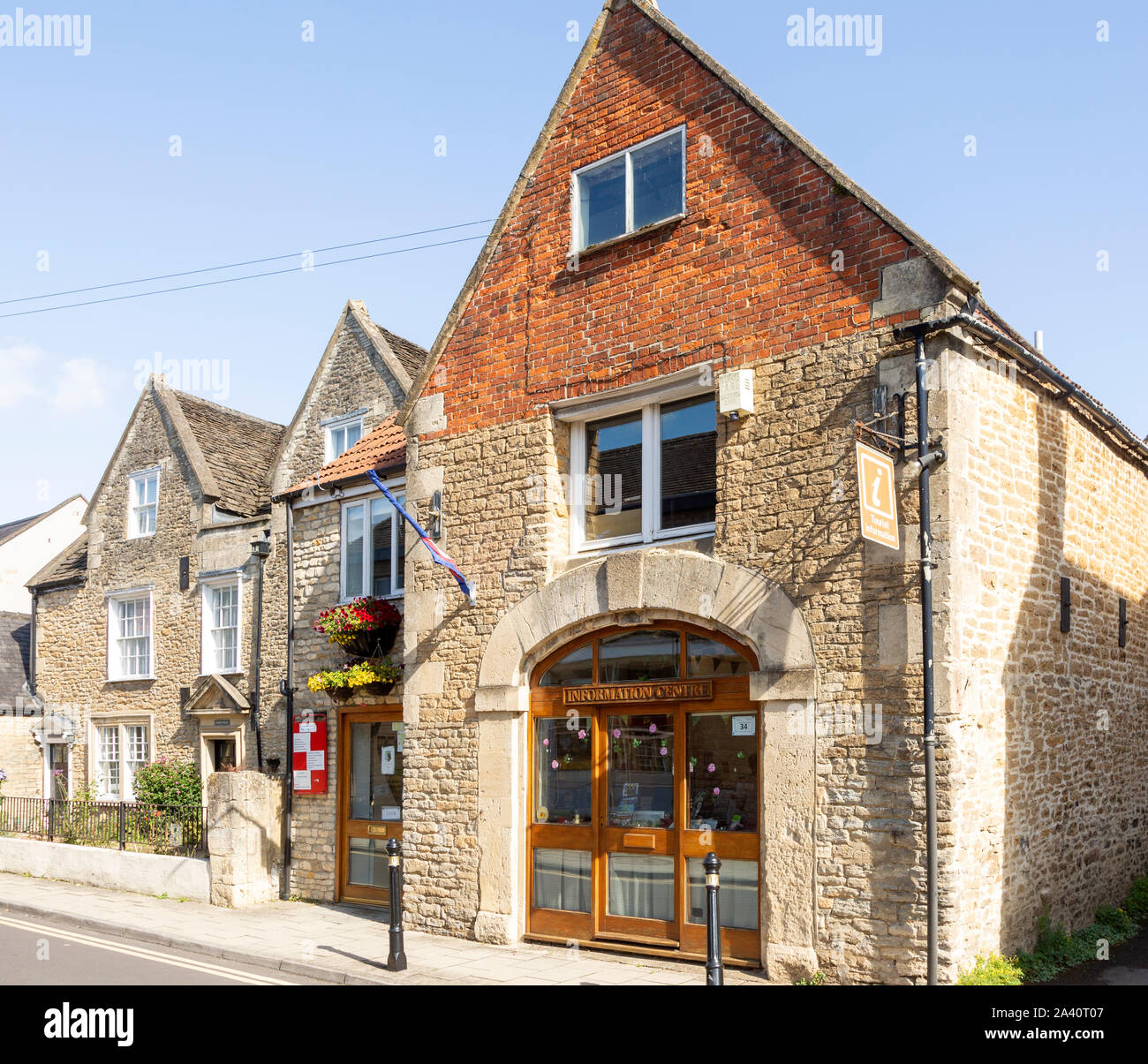 Tourist information centre in town of Melksham, Wiltshire, England, UK ...
