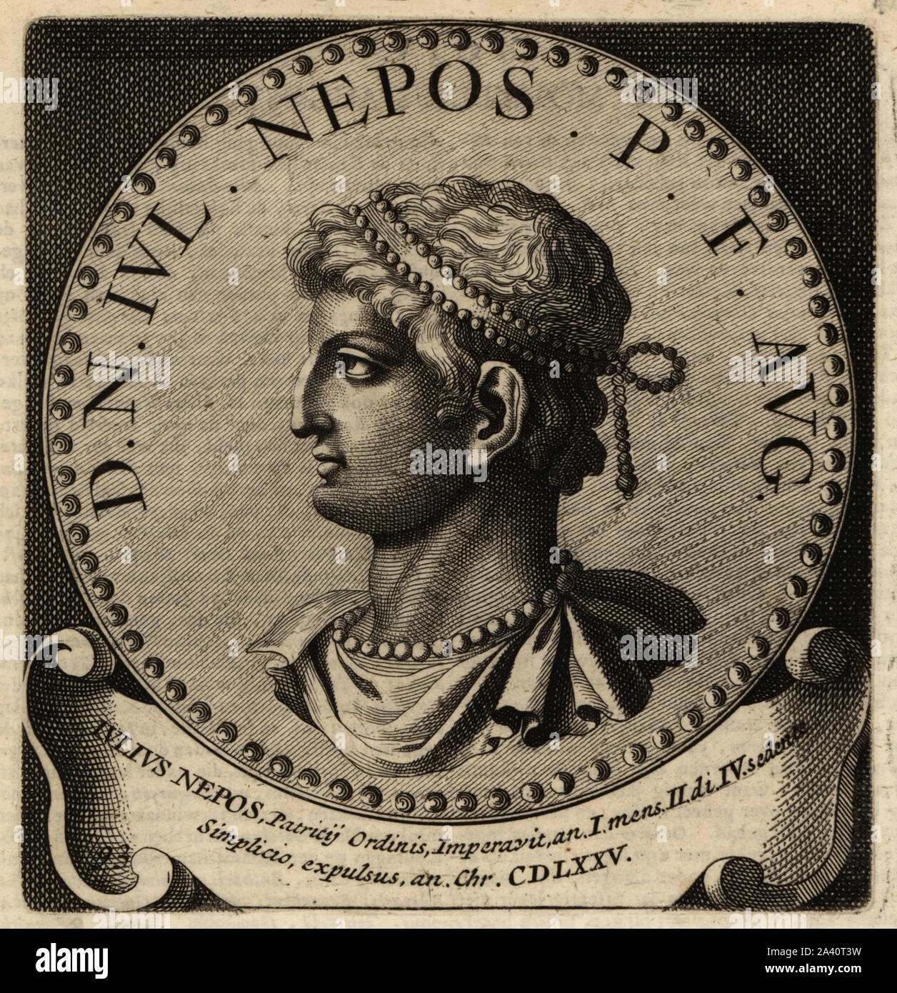 Roman emperor julius nepos hi-res stock photography and images - Alamy