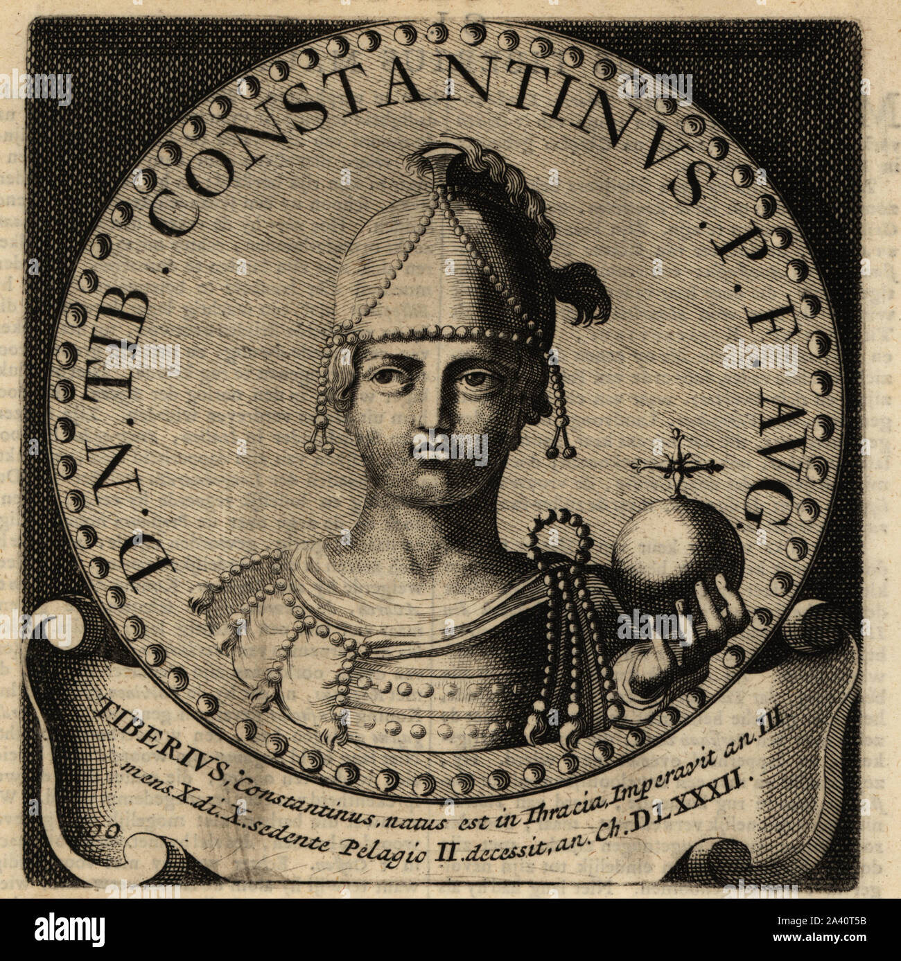 Tiberius II Constantine, 520-582. Tiberius Constantinus, Eastern Roman ...