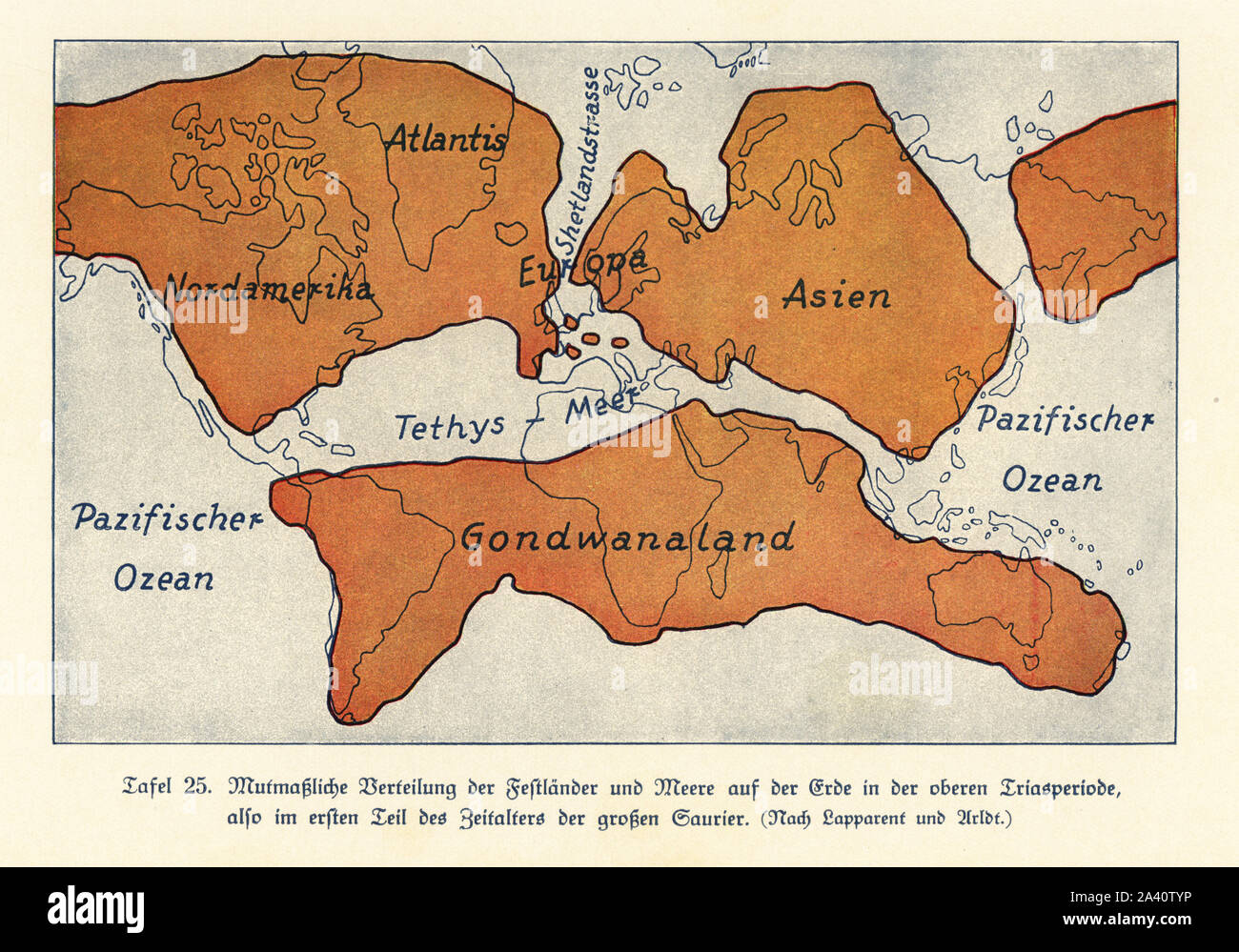 Triassic period map hi-res stock photography and images - Alamy