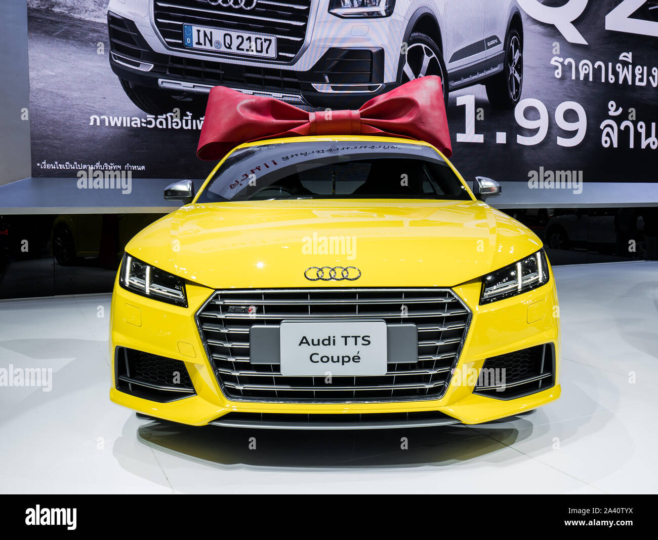 Nonthaburi, THAILAND, March 2018 : Audi tts coupe on display in Bangkok ...