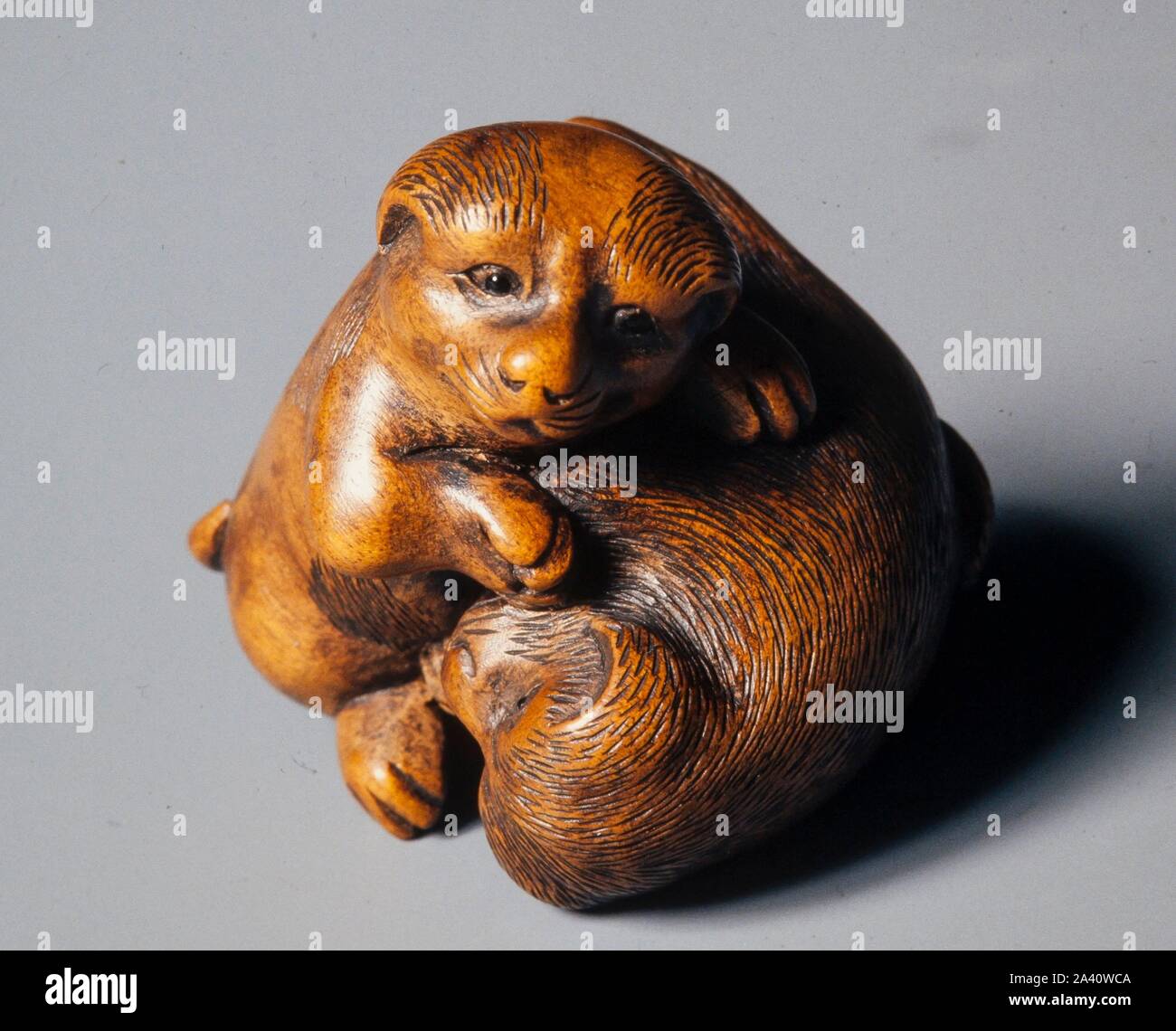 Netsuke, japanese miniature sculpture. Museum: COLECCION PRIVADA Stock ...