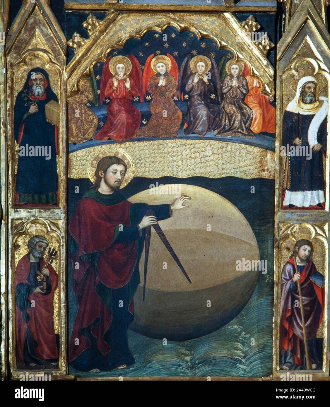 Pere Serra / Altarpiece of the Holy Spirit, 1394, Temple on panel ...