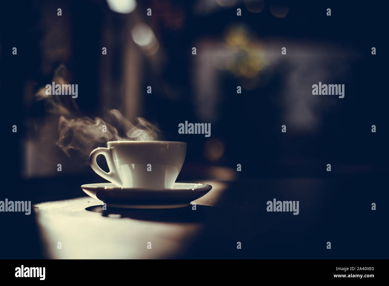 Steamy cappuccino in coffee hi-res stock photography and images - Alamy