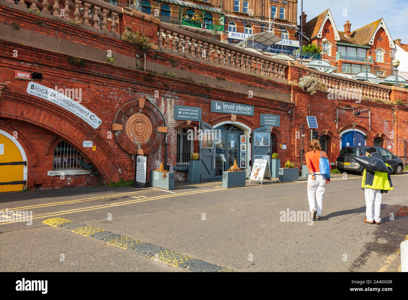 Many small businesses have opened up in the fasionable arches of the ...