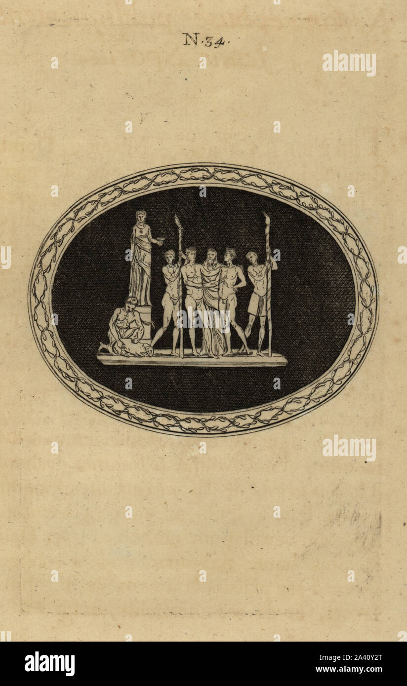 Emperor Nero publicly marries the child-slave eunuch Sporus and parades him in traditional Roman ...