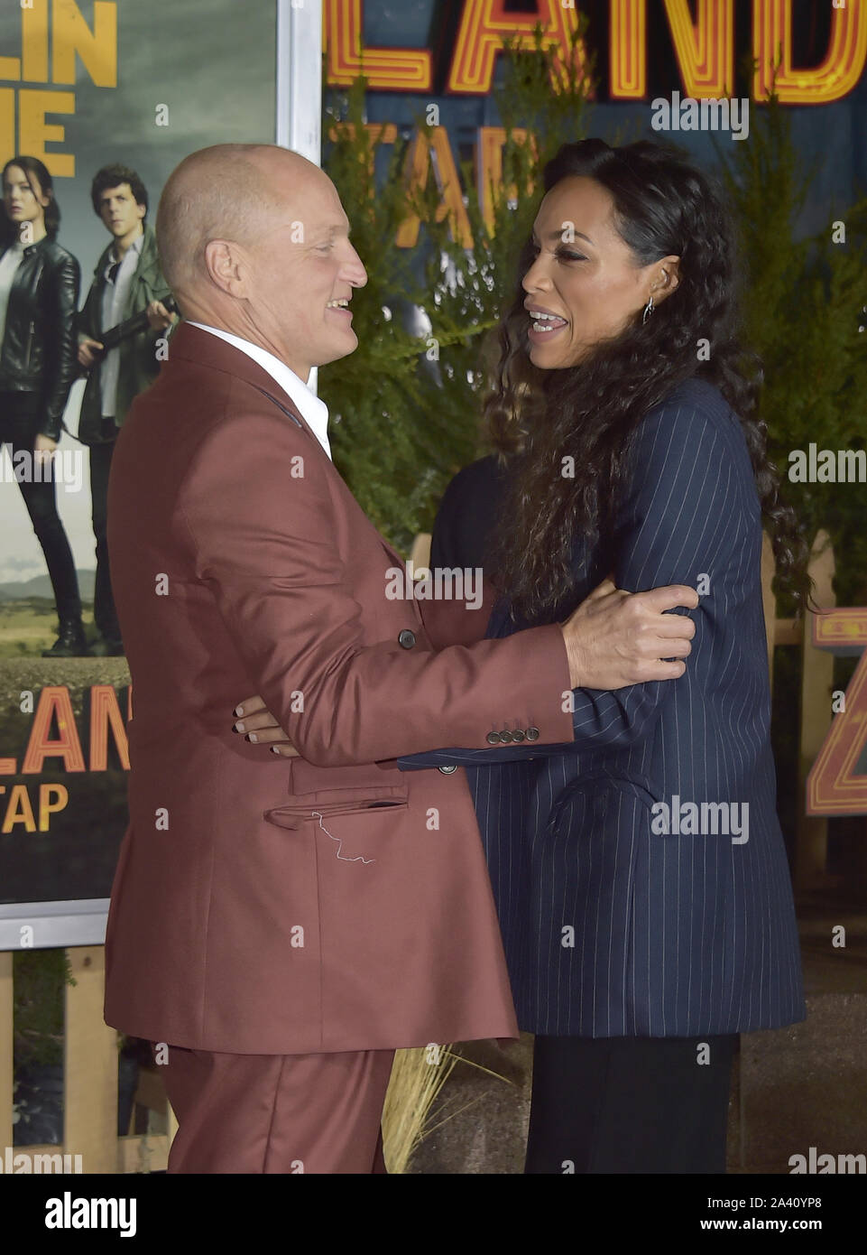Westwood, Ca. 10th Oct, 2019. Woody Harrelson, Rosario Dawson, Premiere ...