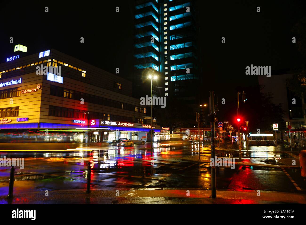 Berlin, Germany. 10th Oct, 2019. The light festival "Berlin lights" has ...