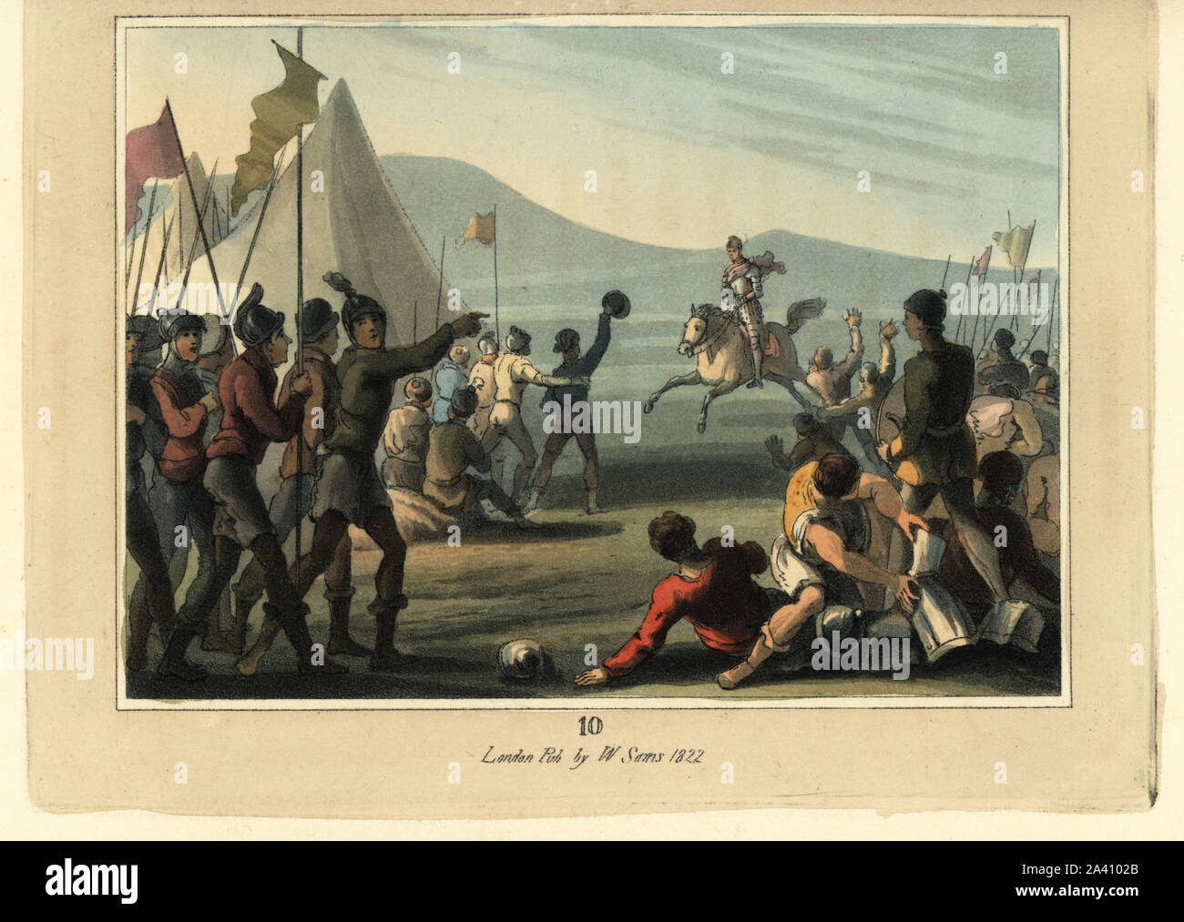 Medieval knight in armour hi-res stock photography and images - Alamy