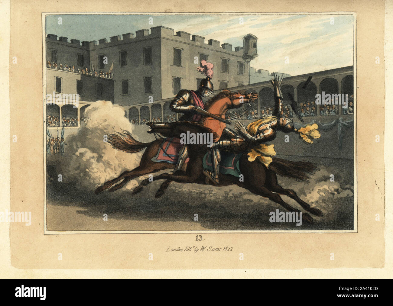 Joust illustration hi-res stock photography and images - Alamy
