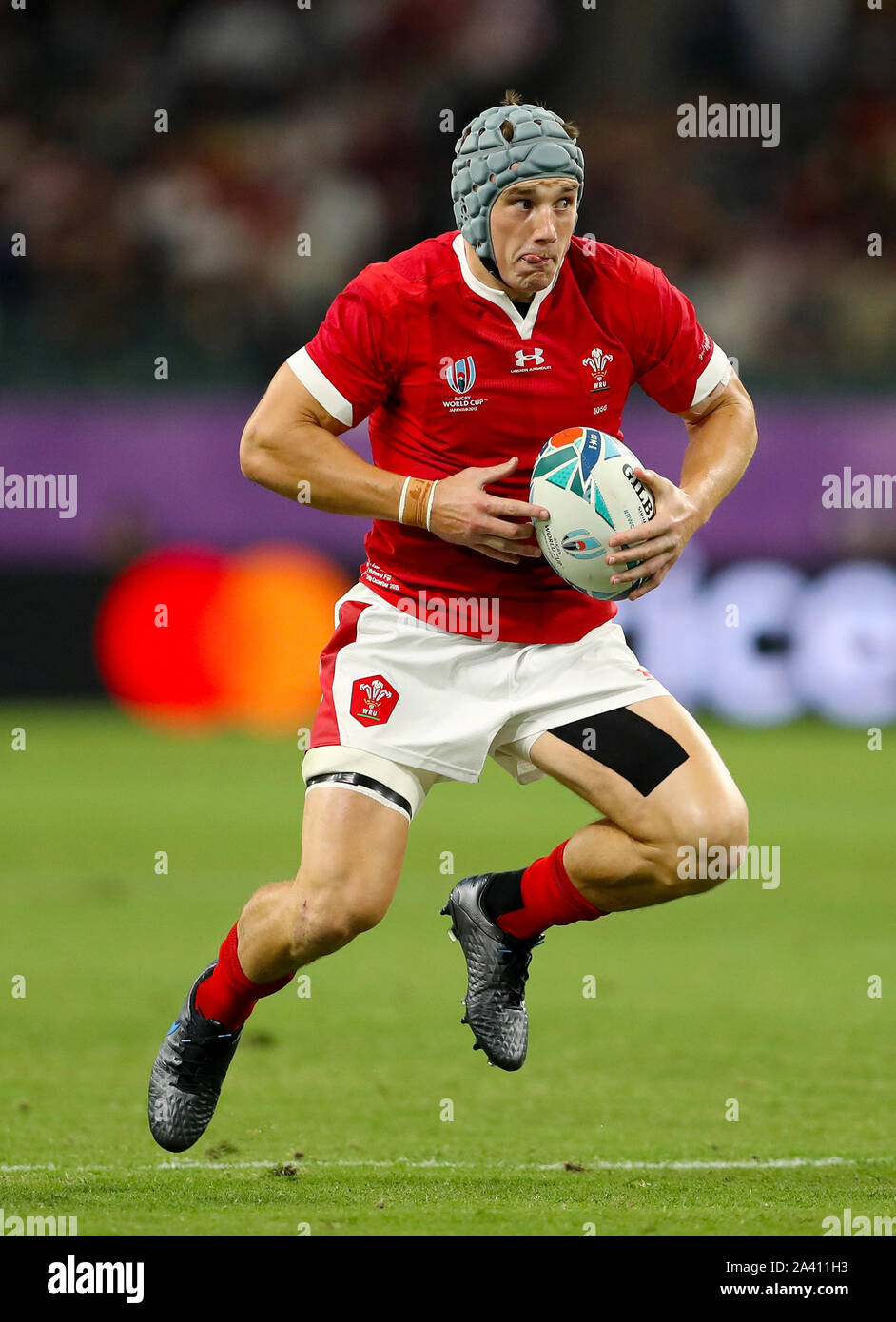 Wales' Jonathan Davies during the 2019 Rugby World Cup Pool D match at ...