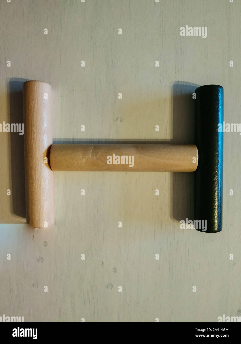 H wood stick letter design concept Stock Photo - Alamy