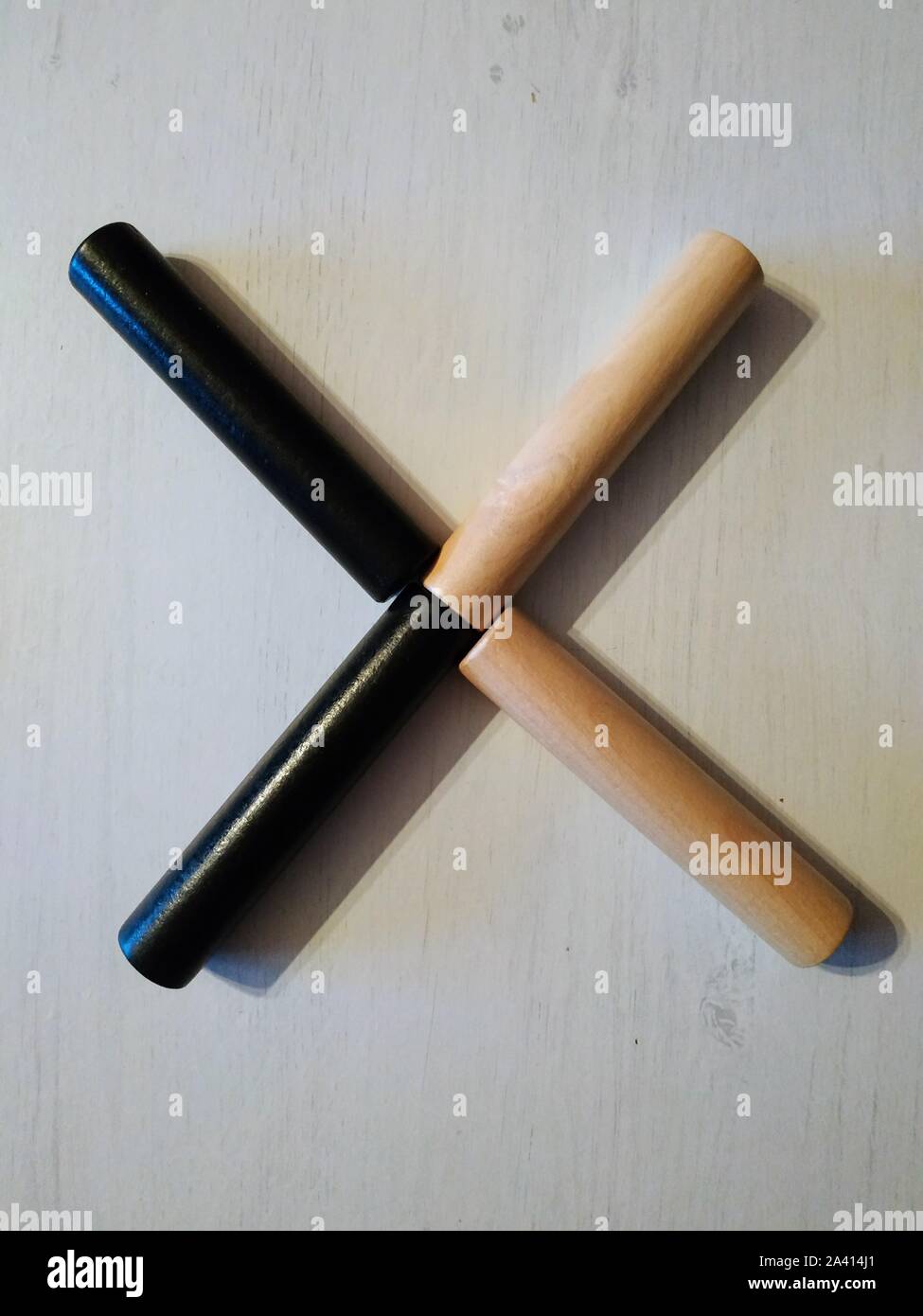 X wood stick letter design concept Stock Photo - Alamy