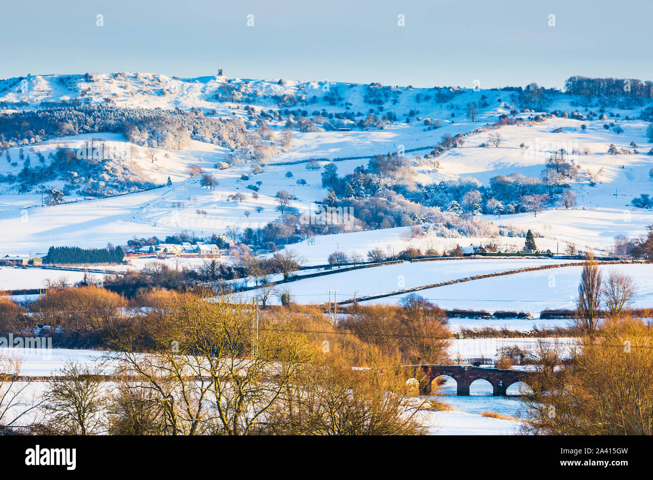 Bredon Hill, Worcestershire Stock Photos & Bredon Hill, Worcestershire ...