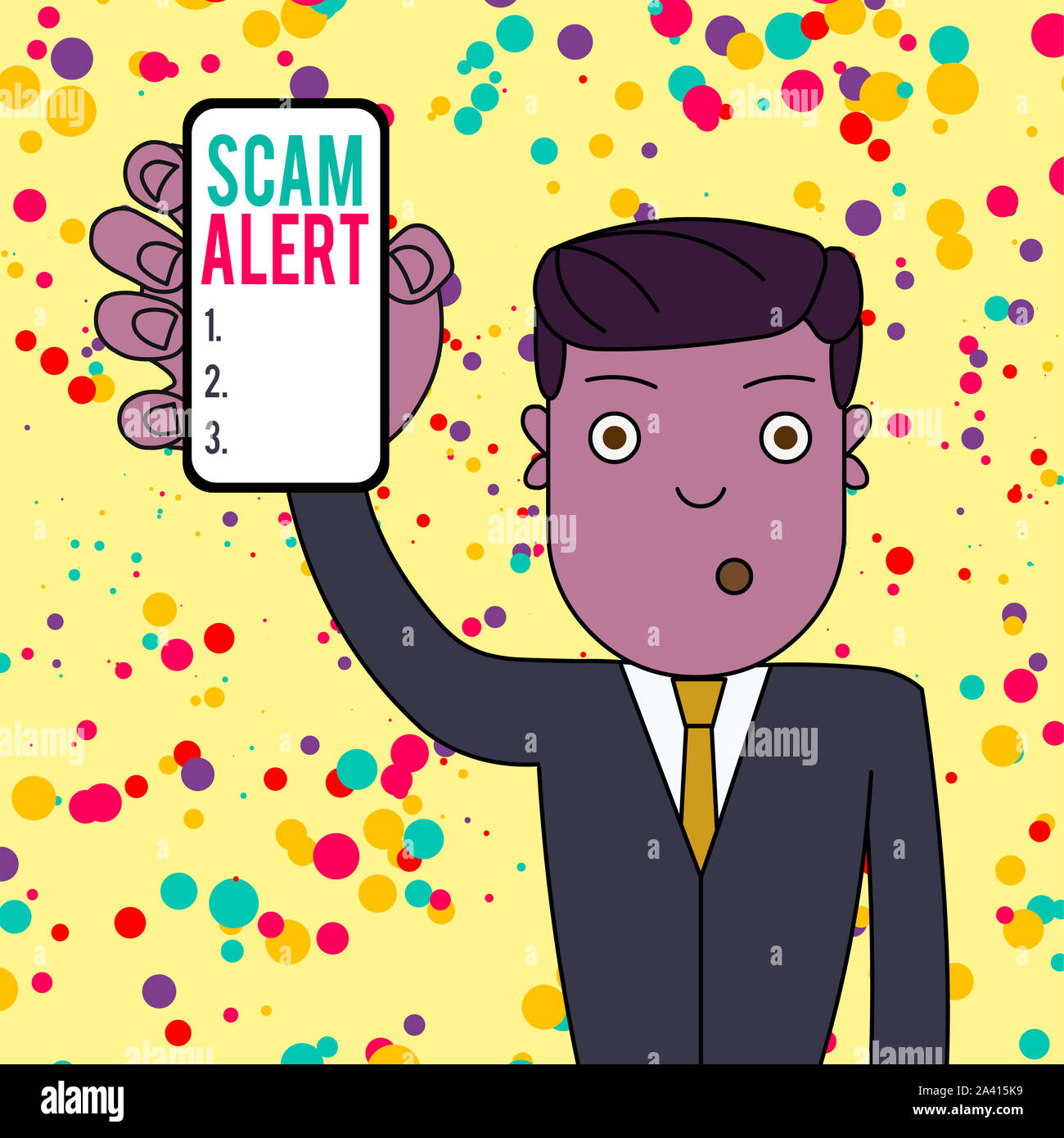 Text sign showing Scam Alert. Business photo showcasing warning someone ...