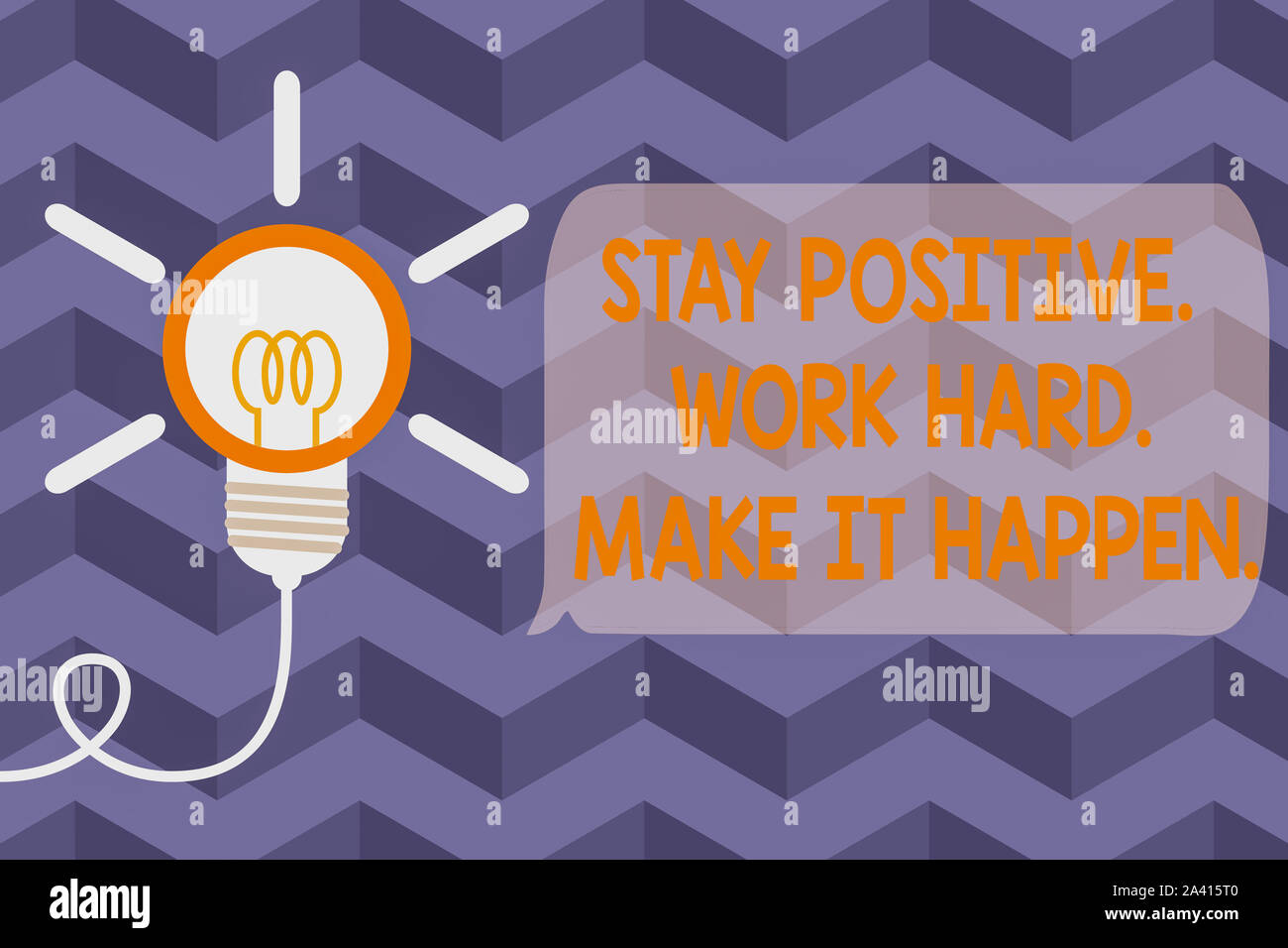 Text sign showing Stay Positive Work Hard Make It Happen. Business ...