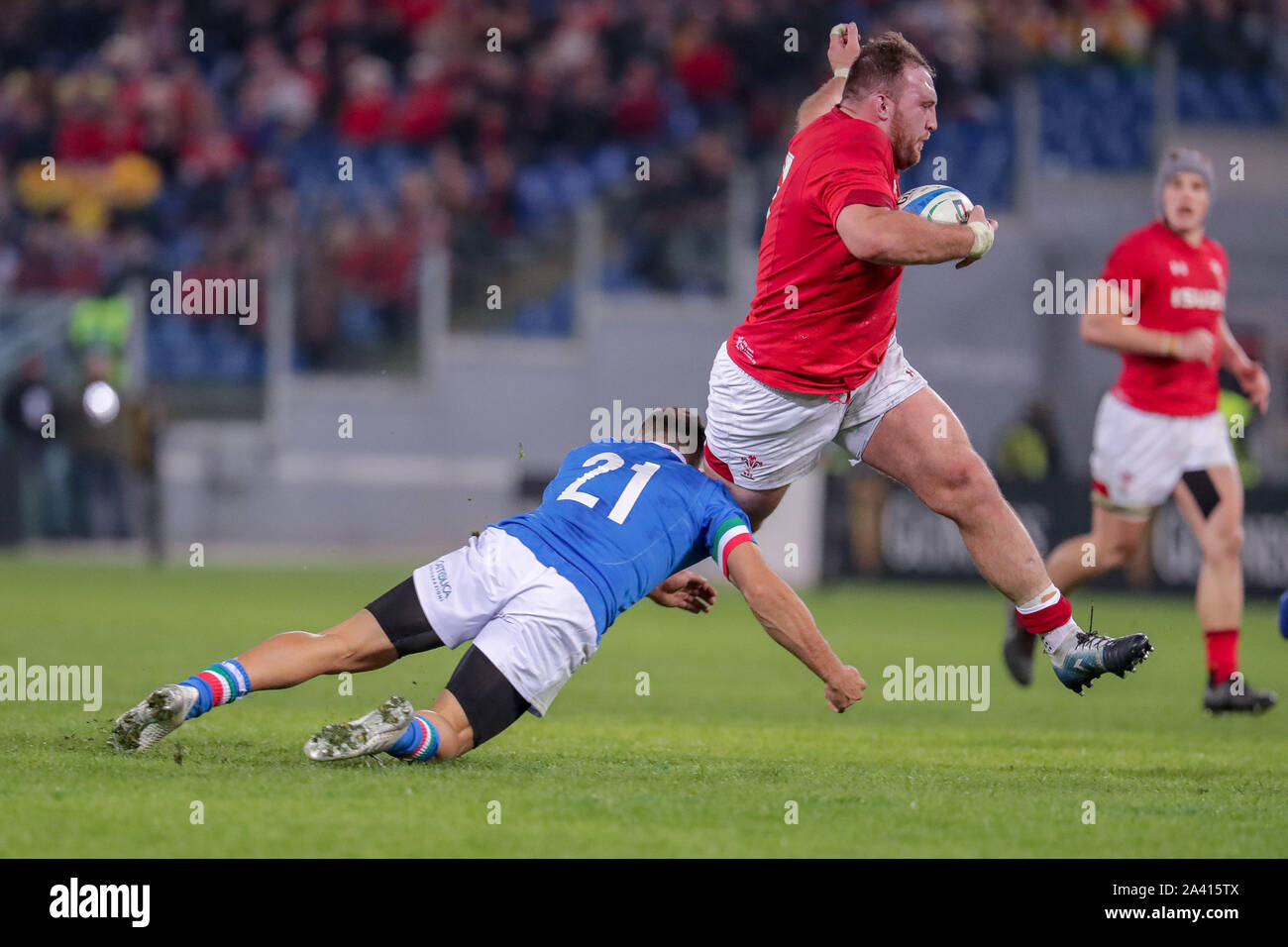 dillon lewis during Guinness Six Nations Rugby - Italy vs Galless, Rome ...