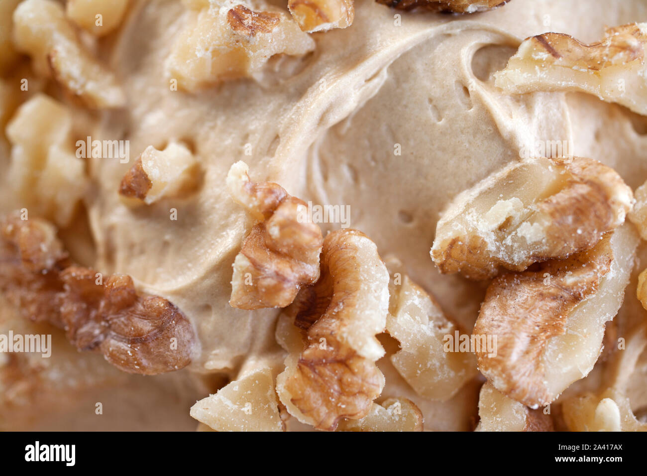 Close up of coffee cake topping Stock Photo - Alamy