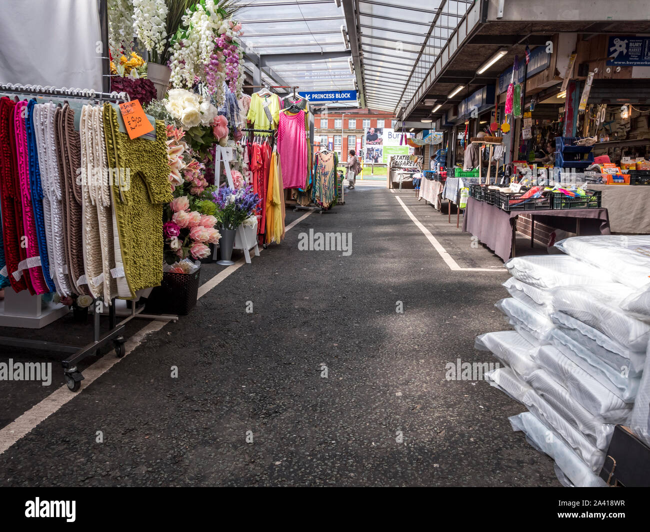 The famous Bury Market in Central Lancashire Stock Photo - Alamy