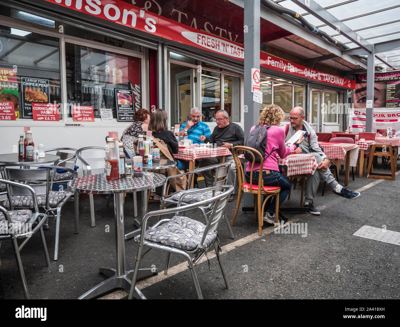 The famous Bury Market in Central Lancashire Stock Photo - Alamy