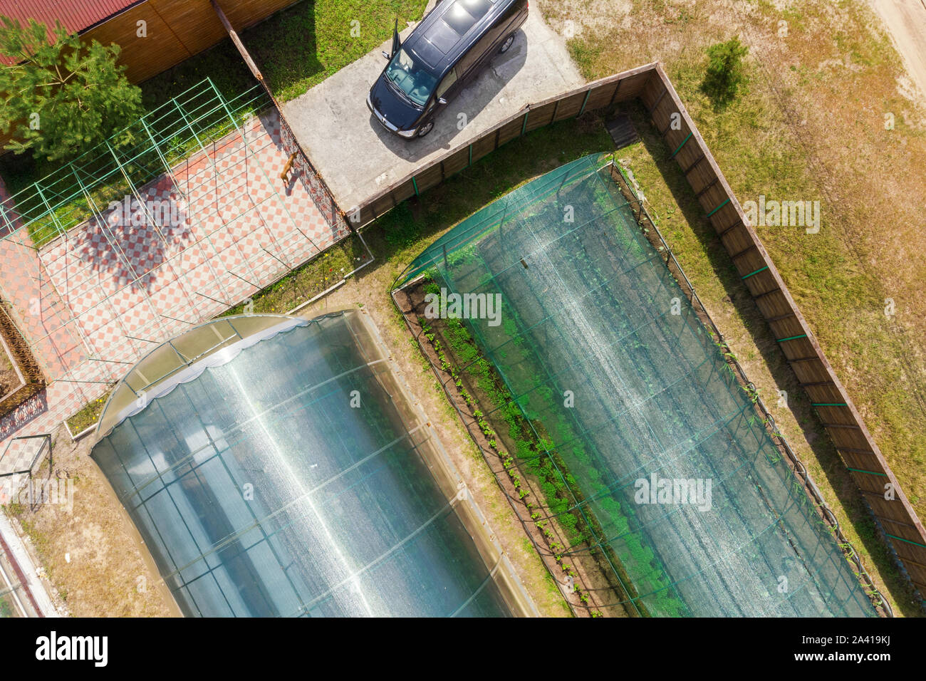 Aerial View Of Greenhouse High Resolution Stock Photography and Images ...