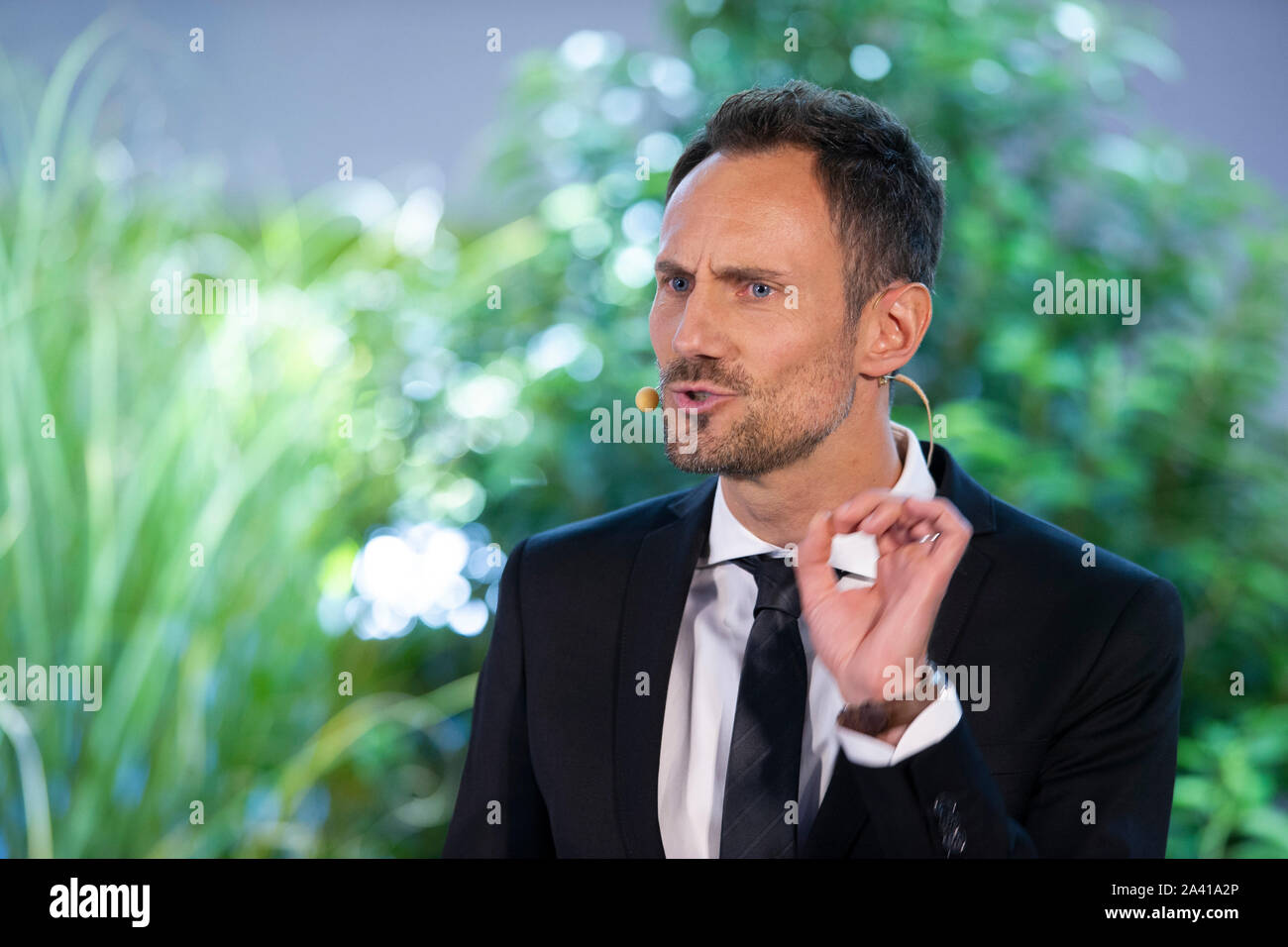 Fero ANDERSEN, moderator, opening of the climate arena in Sinsheim, 07. ...