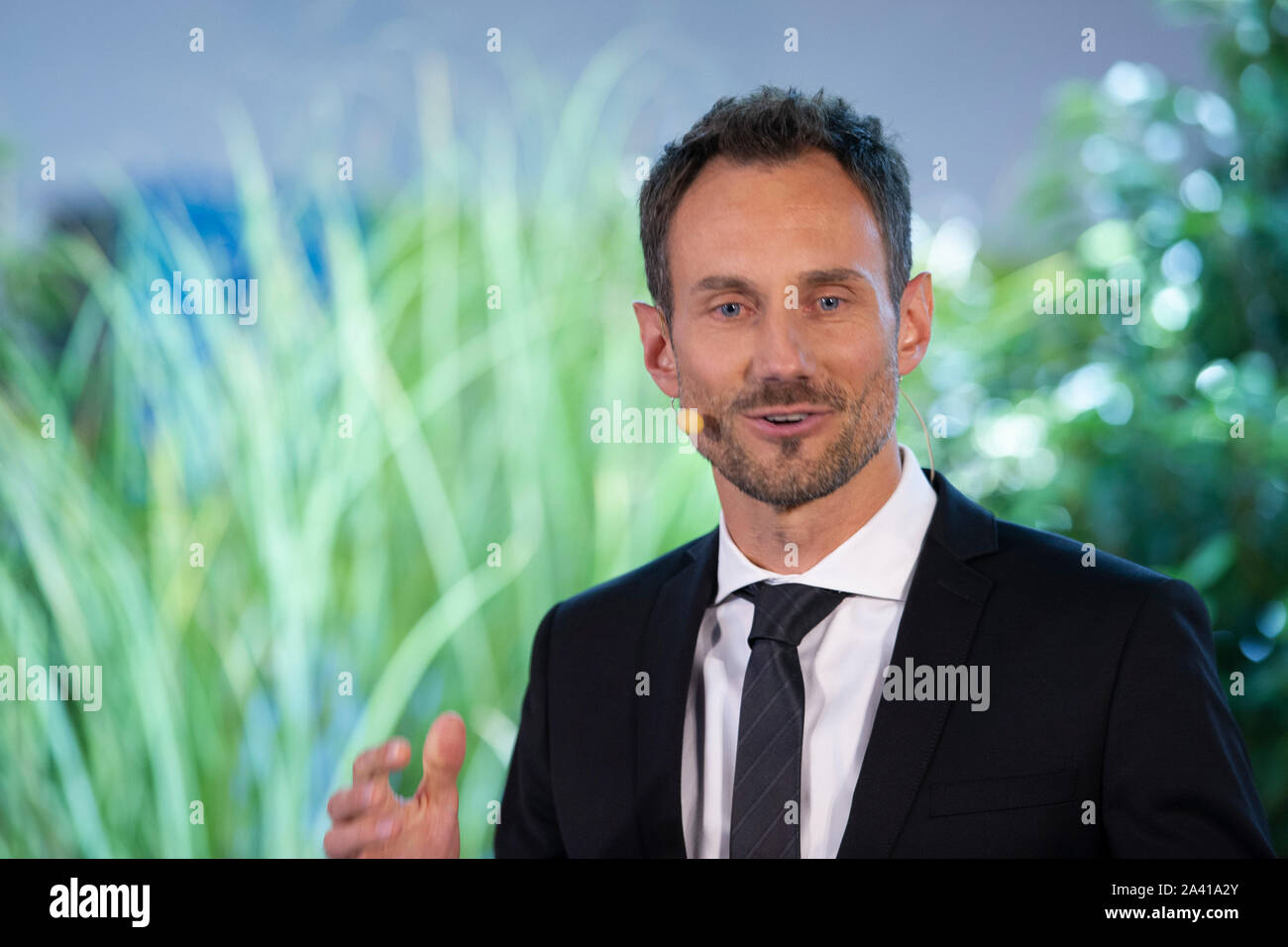 Fero ANDERSEN, moderator, opening of the climate arena in Sinsheim, 07. ...