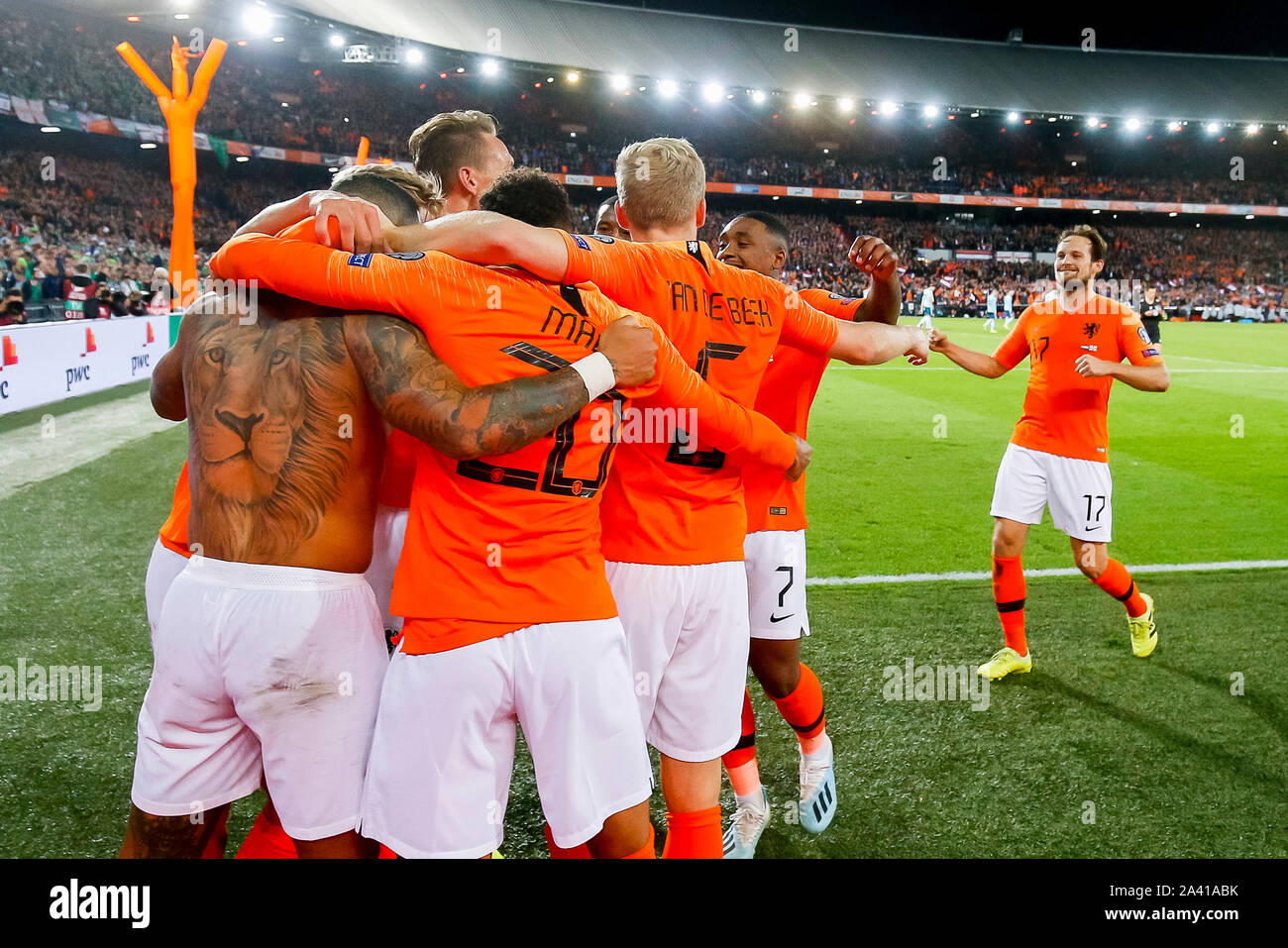 ROTTERDAM, Netherlands - Northern Ireland, qualification match European ...