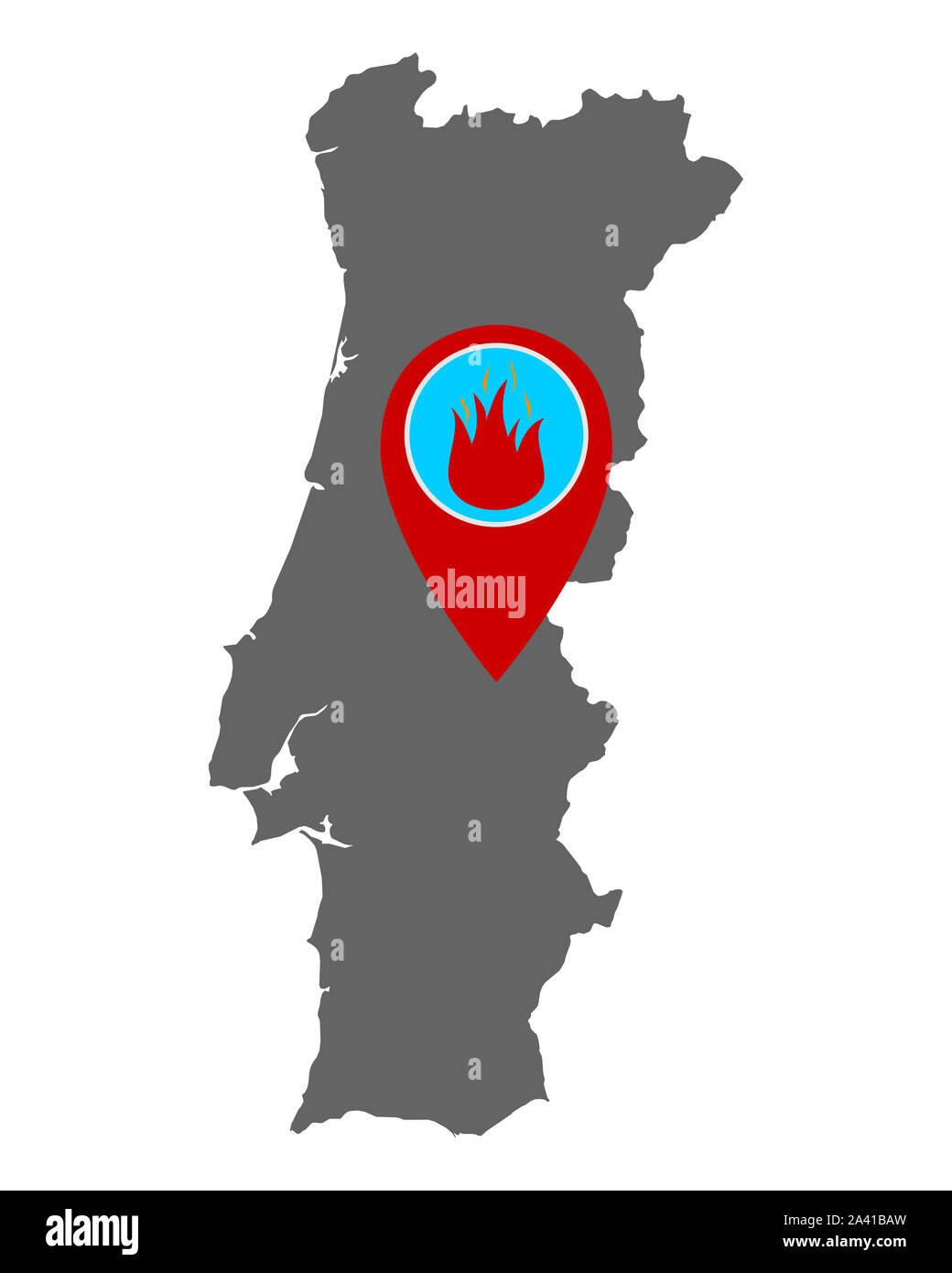 Map portugal sign silhouette Cut Out Stock Images & Pictures - Alamy