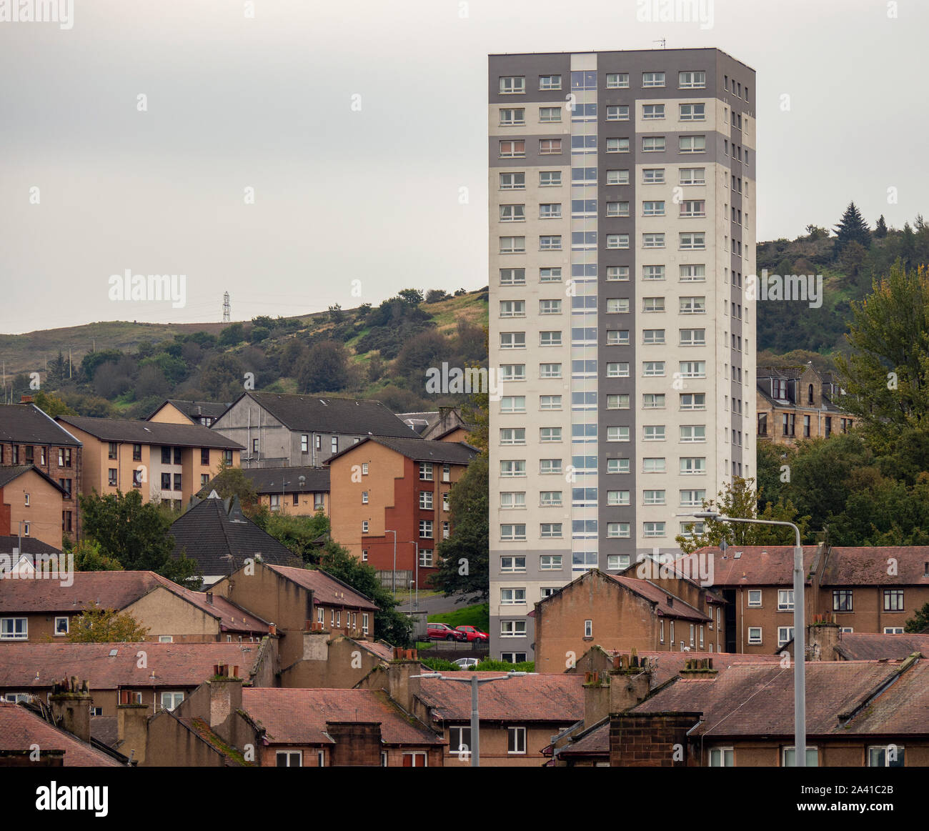 Street scene in Greenock, Inverclyde, Scotland, UK Stock Photo - Alamy