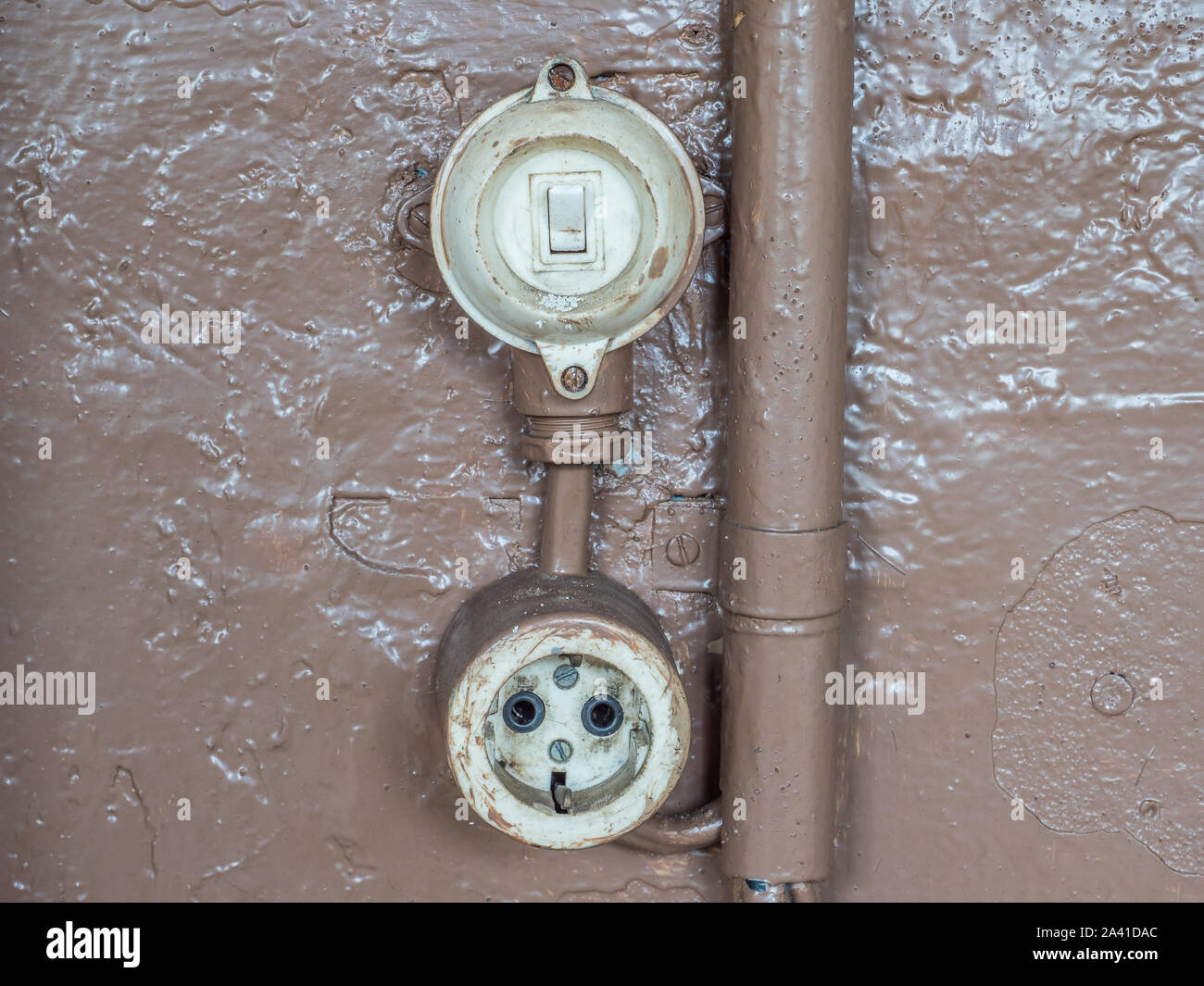 Vintage Switch Socket High Resolution Stock Photography and Images - Alamy