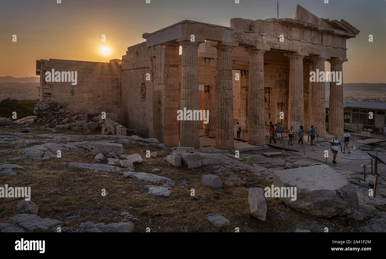 Propylaea gate hi-res stock photography and images - Alamy
