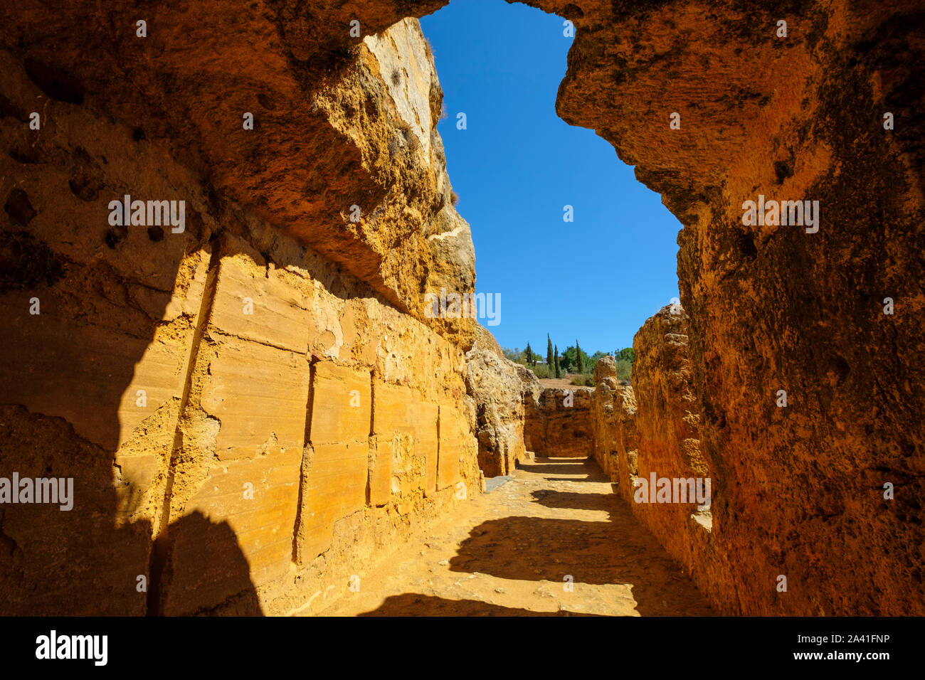 Tomb of Servilia. Roman necropolis, archaeological site of Carmona ...
