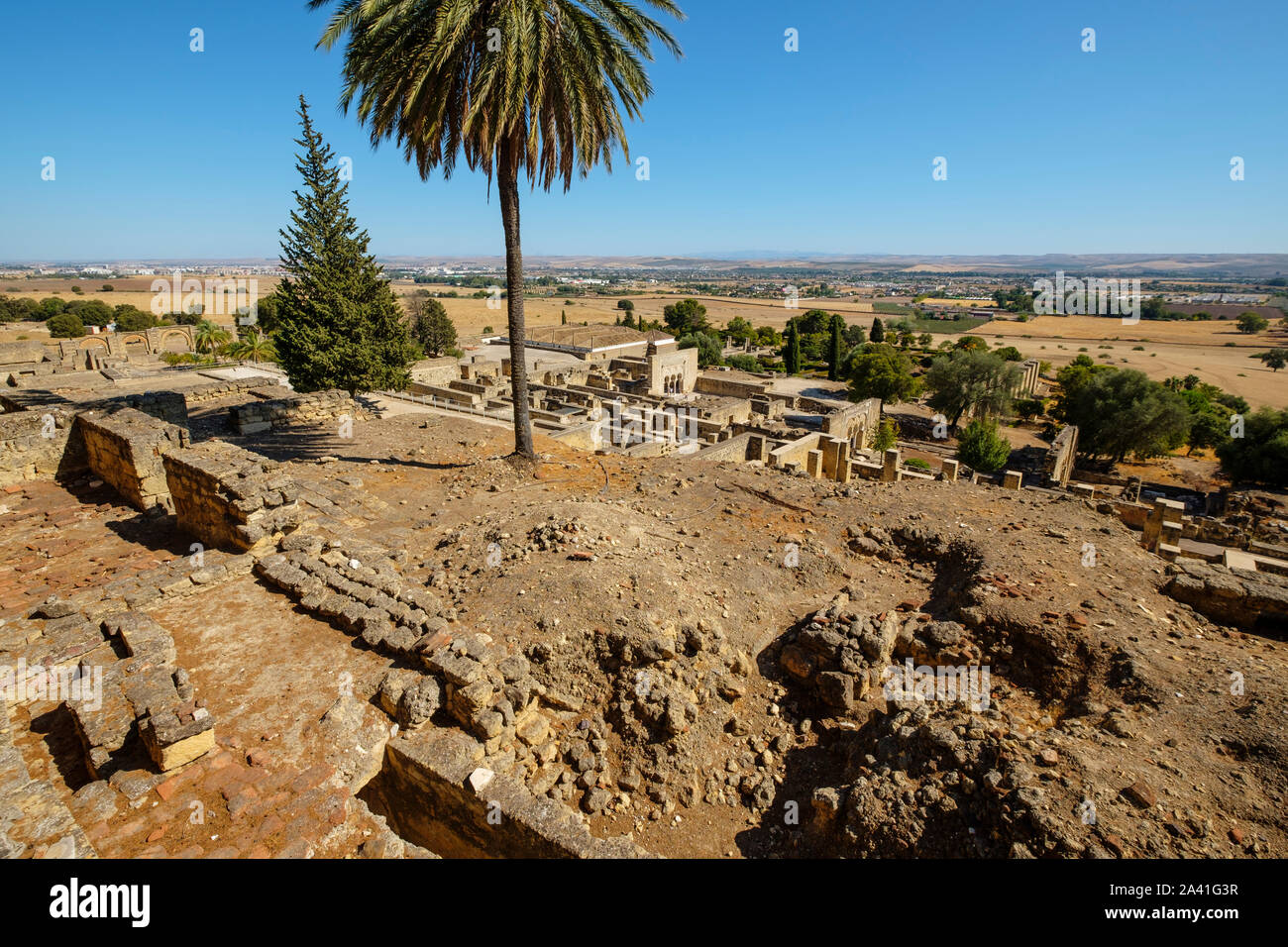 UNESCO World Heritage Site, Medina Azahara. Archaeological site Madinat ...