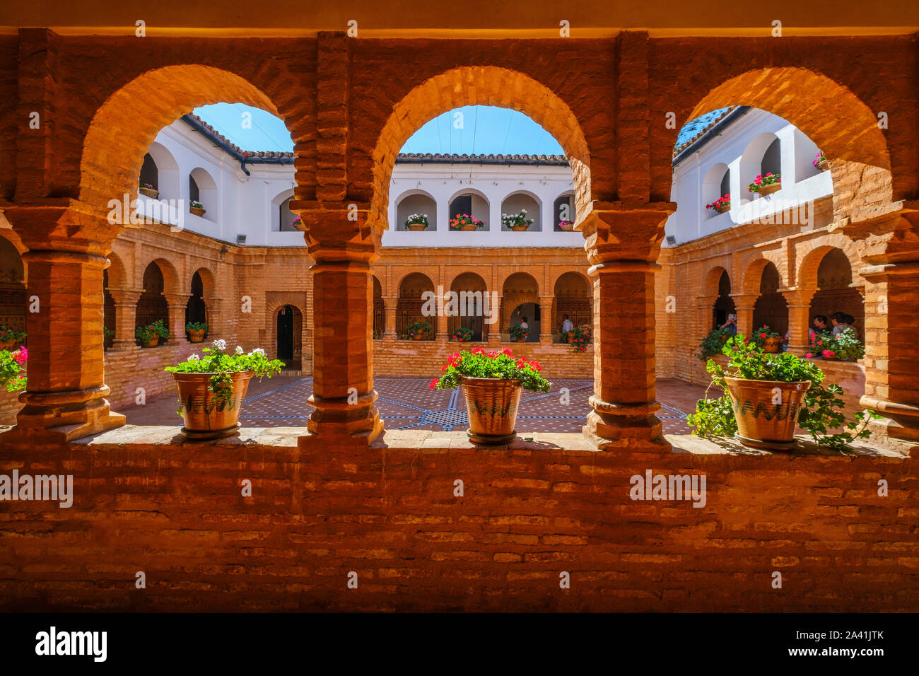 Franciscan monastery of Santa Maria de la Rábida. Mudejar style ...
