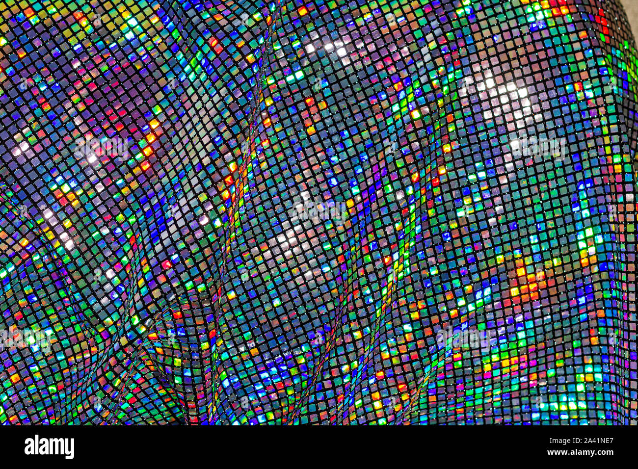 sequins shimmer in different colors fabric Stock Photo - Alamy