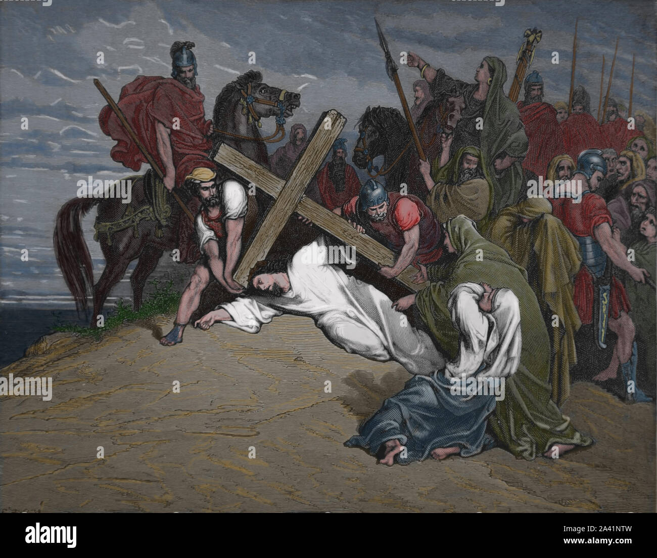 The crucifixion by gustave dore hi-res stock photography and images - Alamy