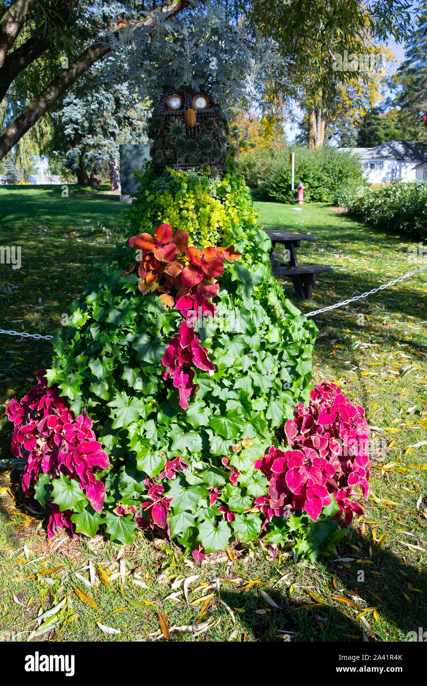 Leaf colours during the Fall in September in Québec, Canada Stock Photo ...