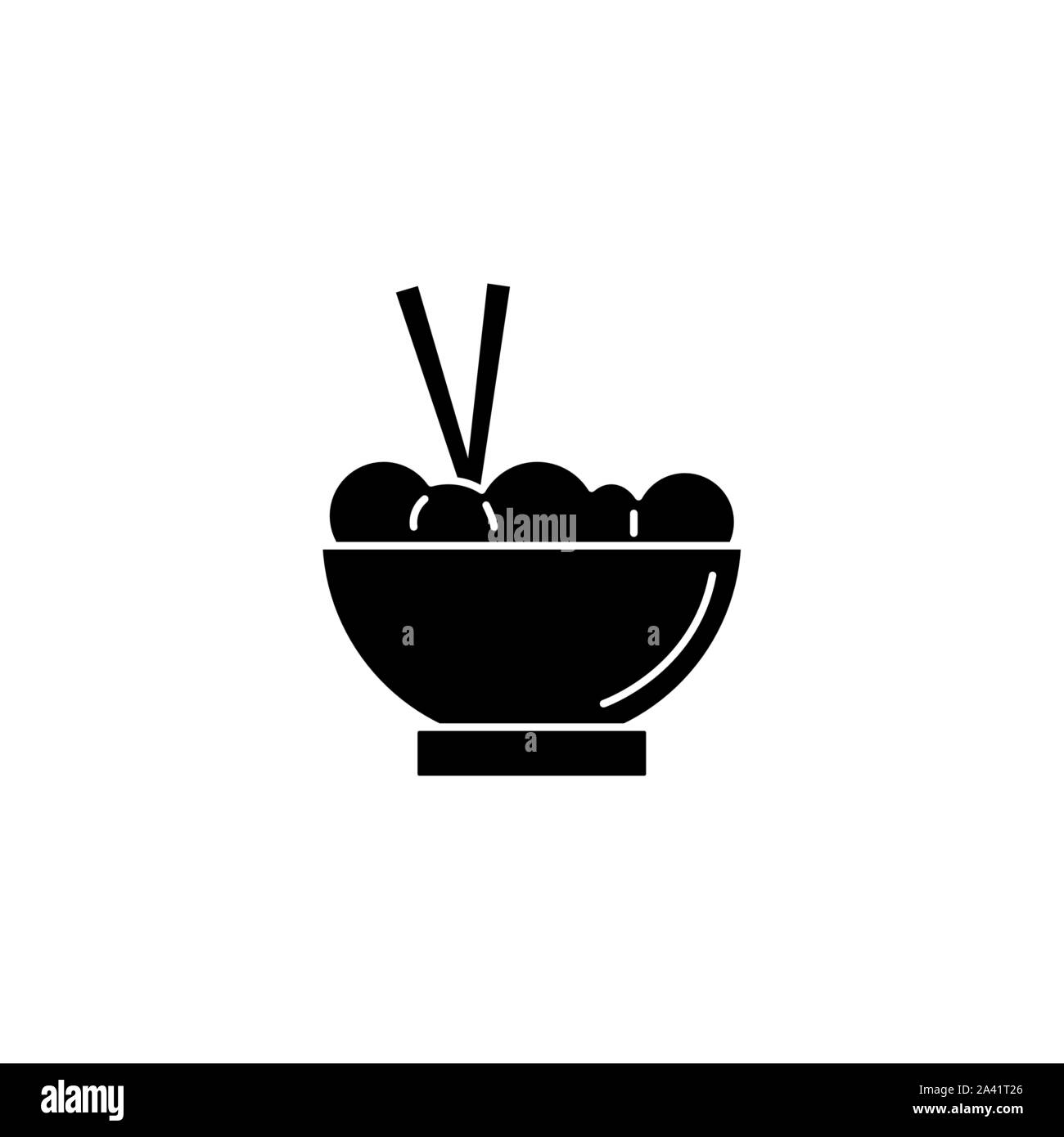 chinese fast food line style icon vector illustration design Stock ...