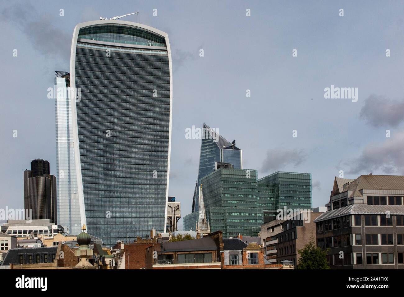 Walky talky building aerial hi-res stock photography and images - Alamy