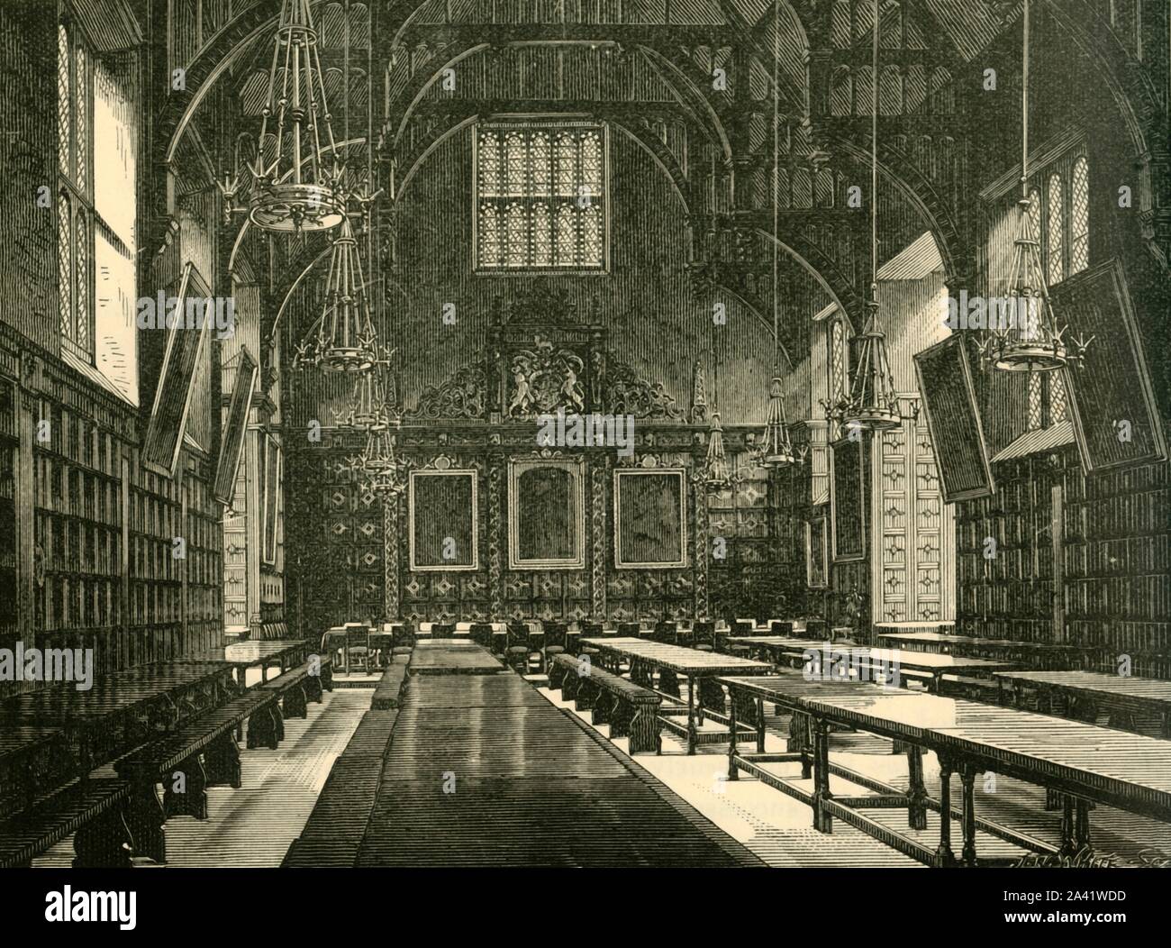 Dining hall trinity college hi-res stock photography and images - Alamy