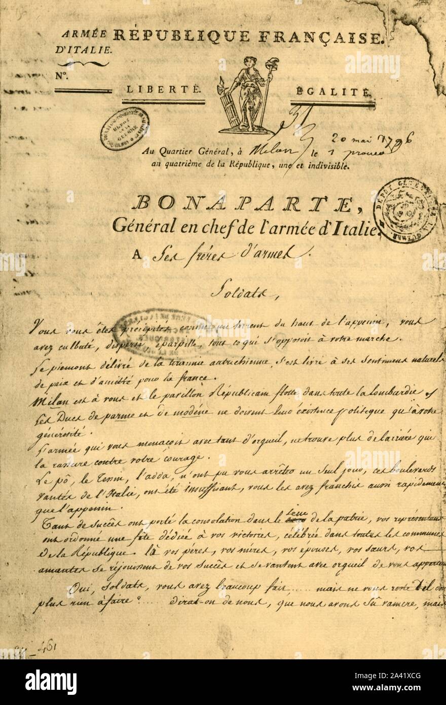 Paris 18th century and napoleone hi-res stock photography and images ...