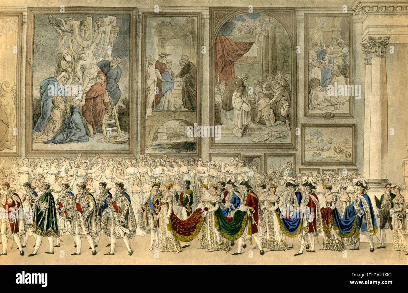 'Cortège nuptial de Napoléon et de Marie Louise d'Autriche', 1810 ...